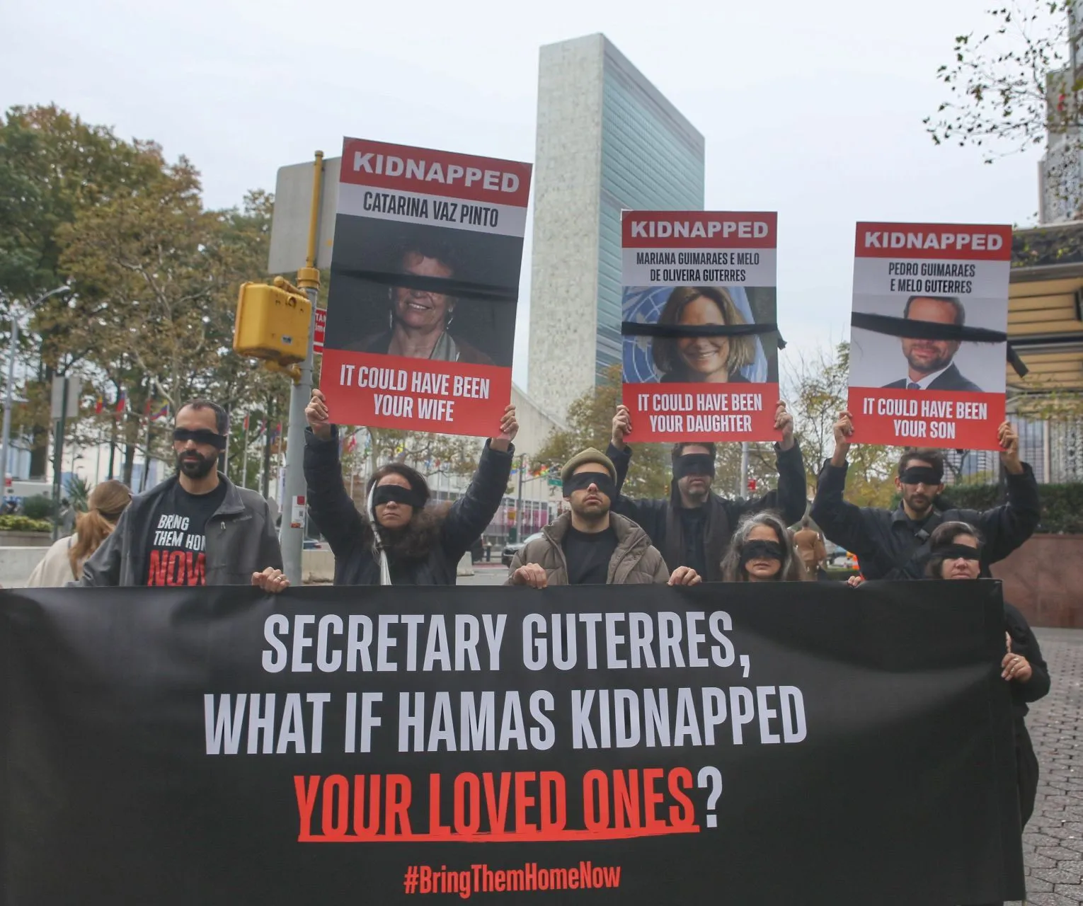 מיצג חריף נגד מזכל האום בניו יורק | חמל