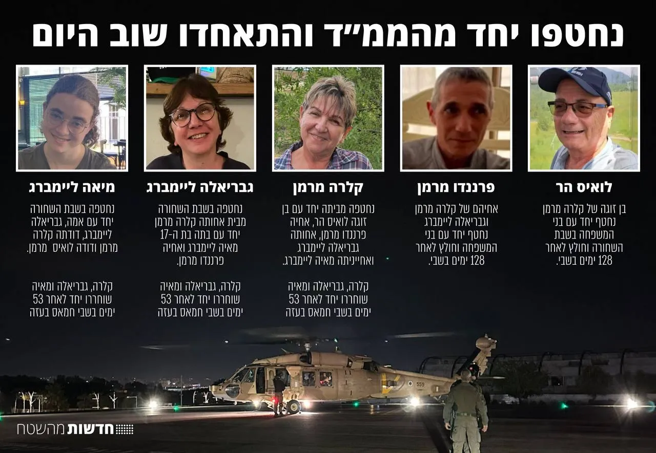 נחטפו יחד מהממד בניר עוז והיום הם התאחדו שוב | חמל